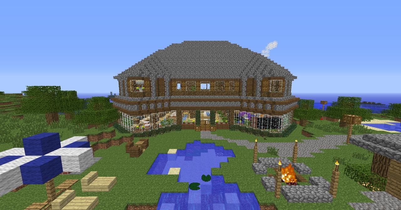 Lakeside House/Mansion Minecraft Map