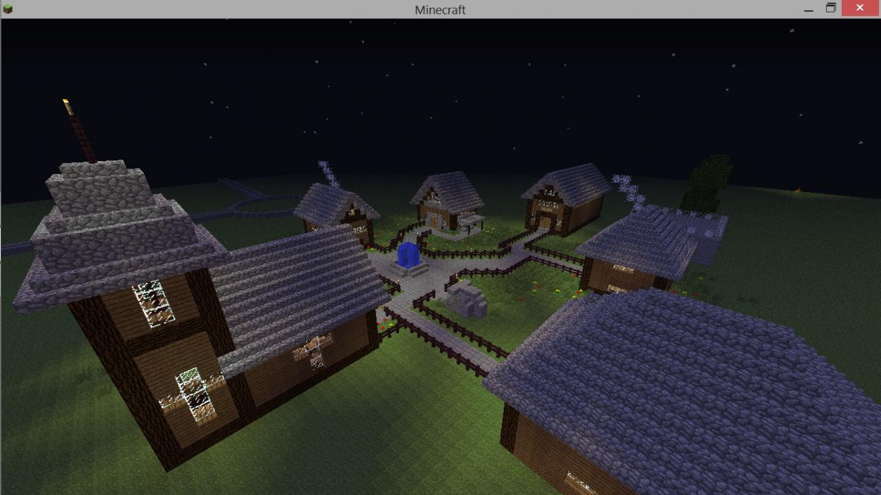 Spruce Village Minecraft Project