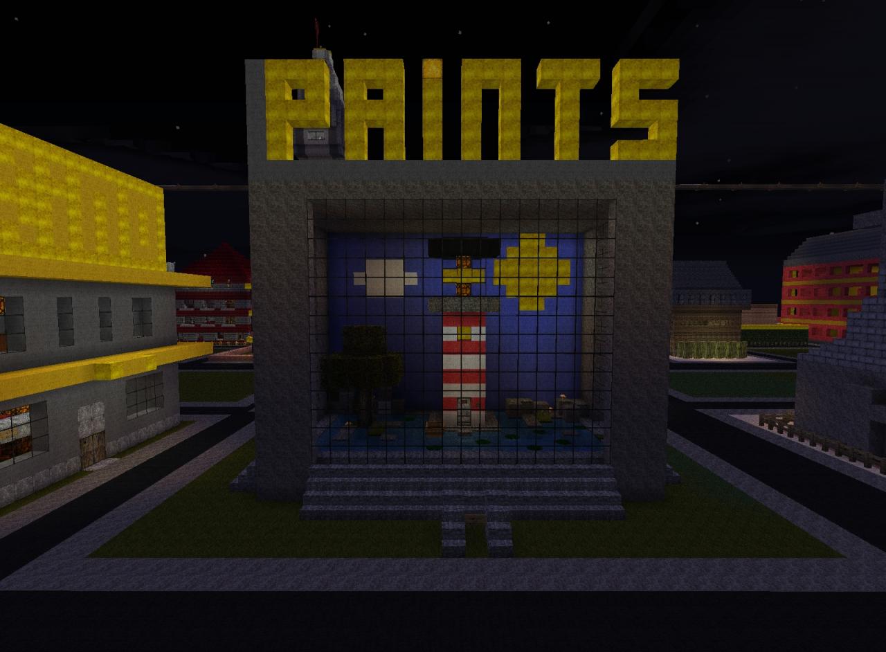 Panorama Paints Minecraft Map