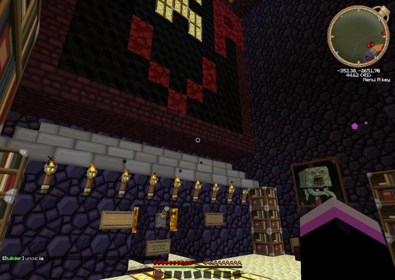 Custom Built End With Mob Arena and PvP Arena Minecraft Map