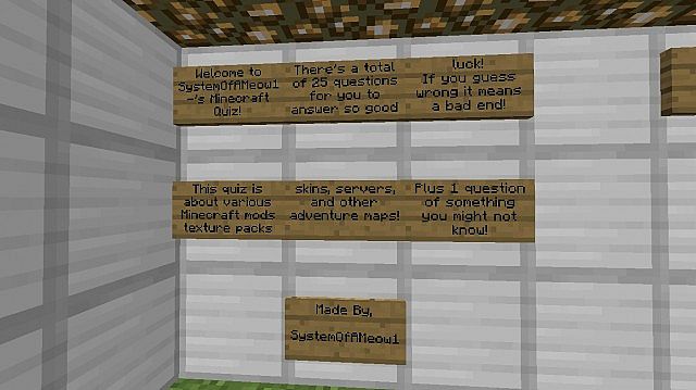 25 ion Minecraft Quiz All ions Complete Minecraft Project
