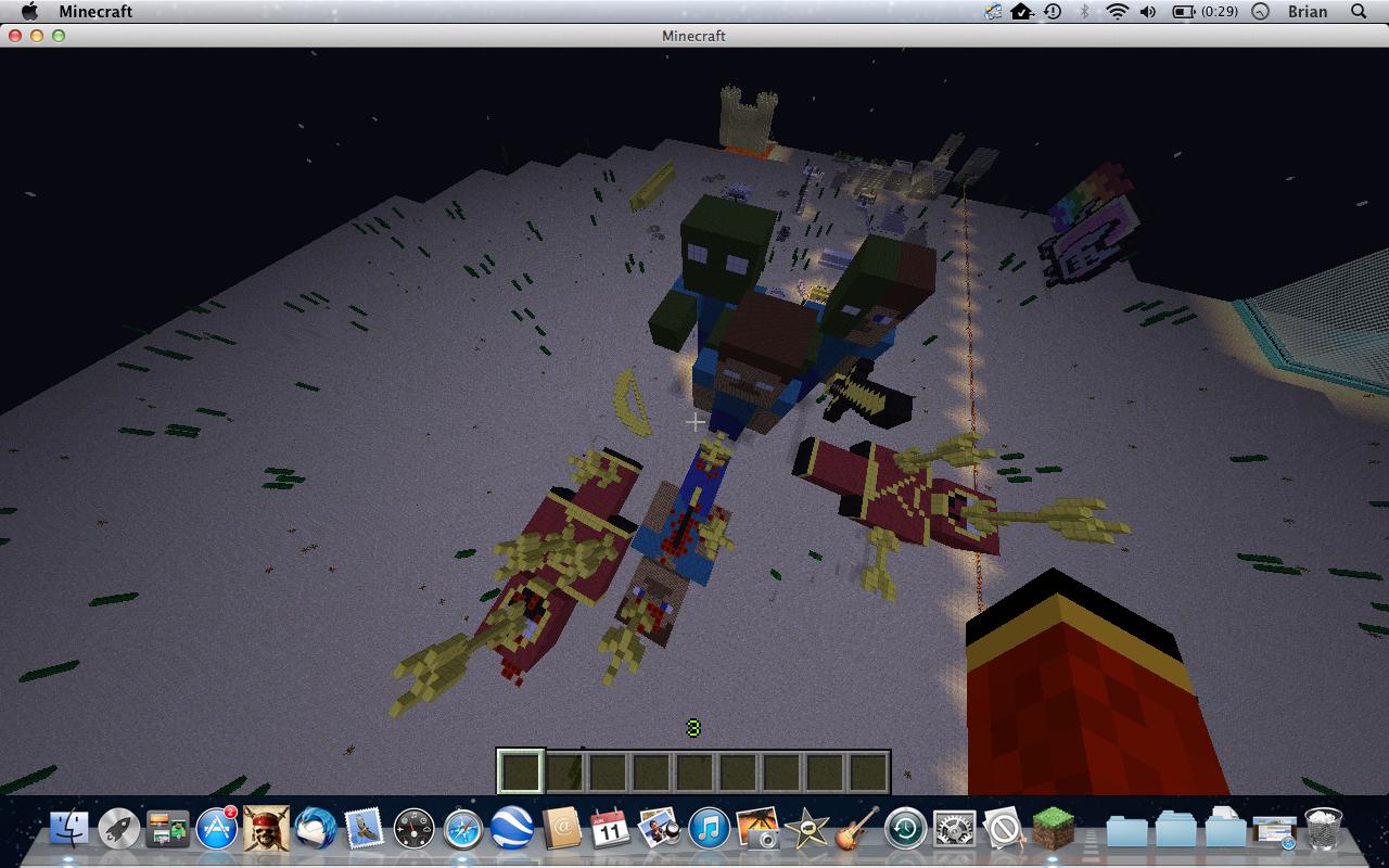 Random Redstone Contraptions, Castles, And Statues Minecraft Map