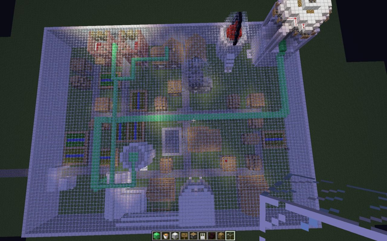 Bio/chemical testificate town bunker Minecraft Map