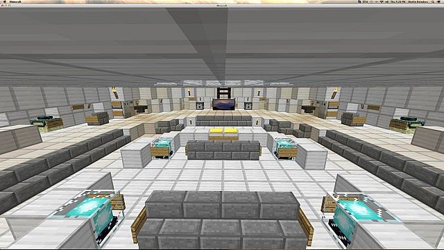 Space ship Minecraft Map