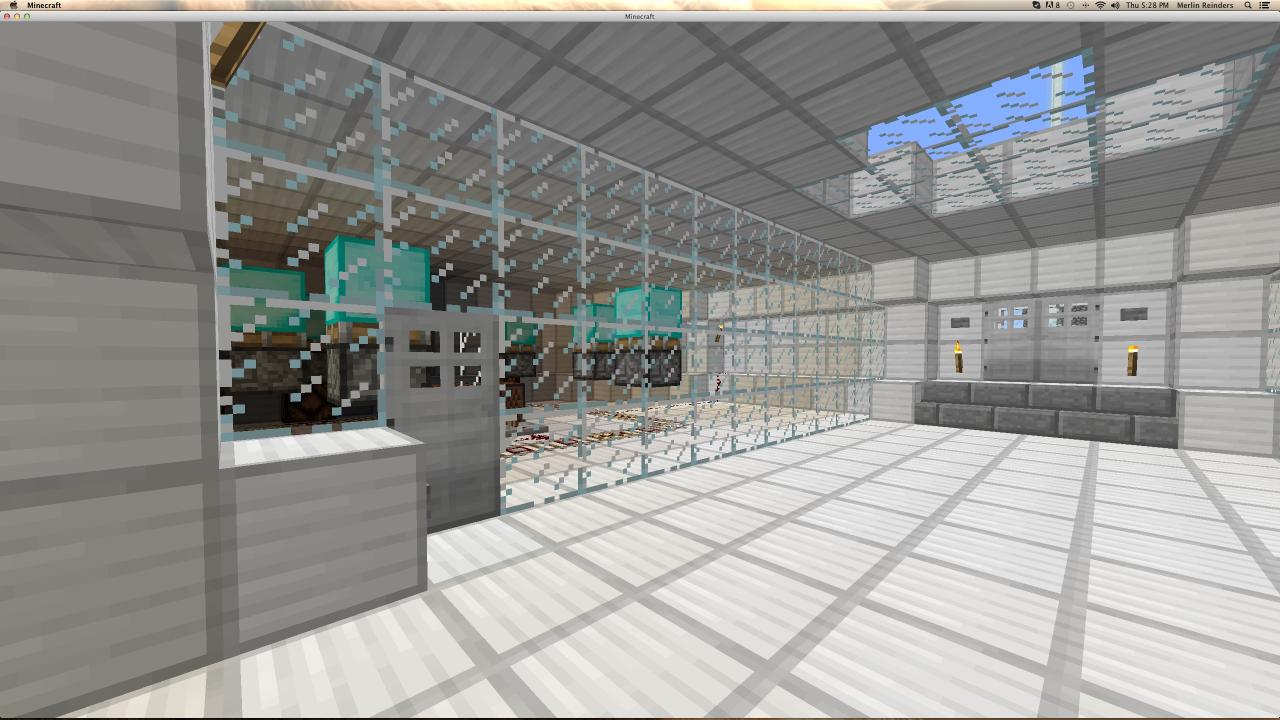 Space ship Minecraft Map