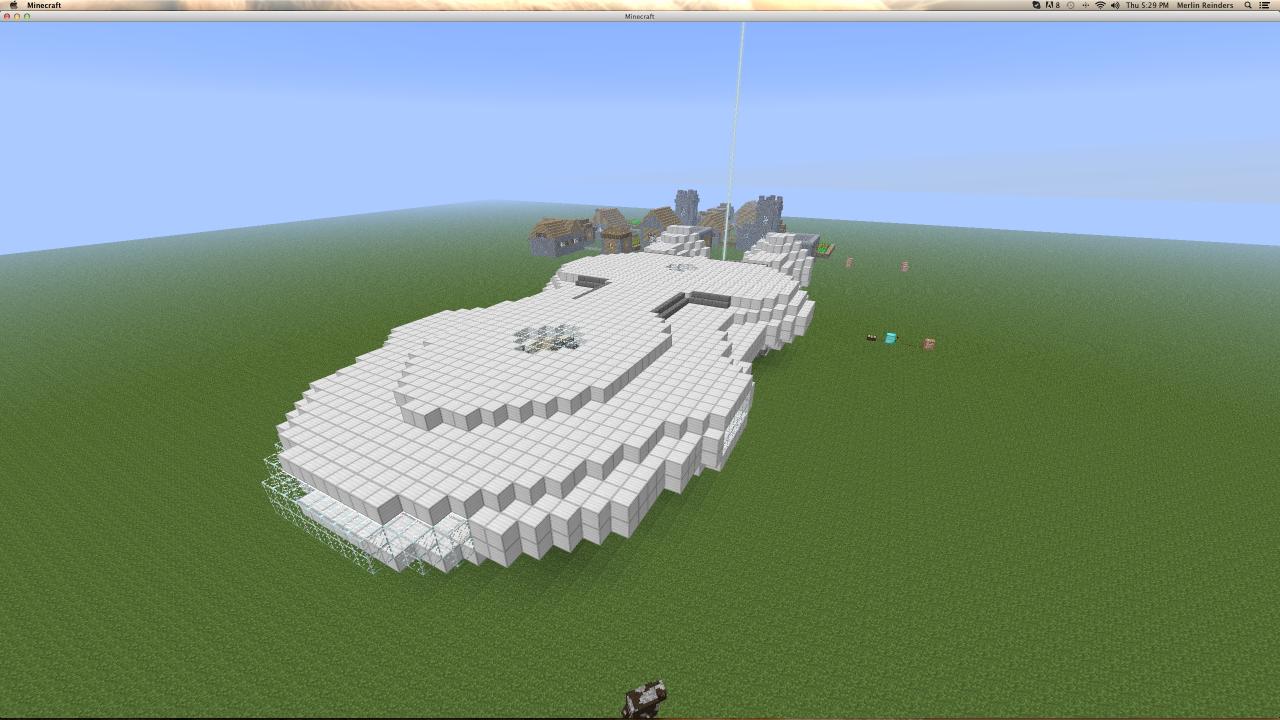 Space ship Minecraft Map