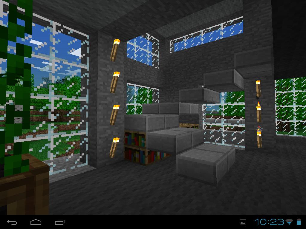 Grey Stone - Modern House | Minecraft Pocket | Minecraft Map