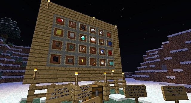 The Scavenger Hunt Minecraft Map