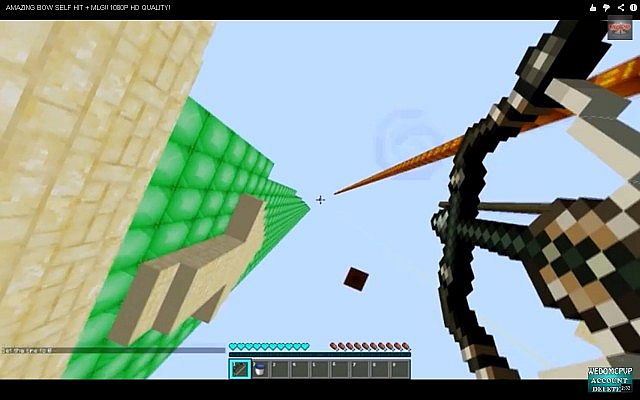 Amazing Bow TrickShot + MLG Water! Minecraft Project
