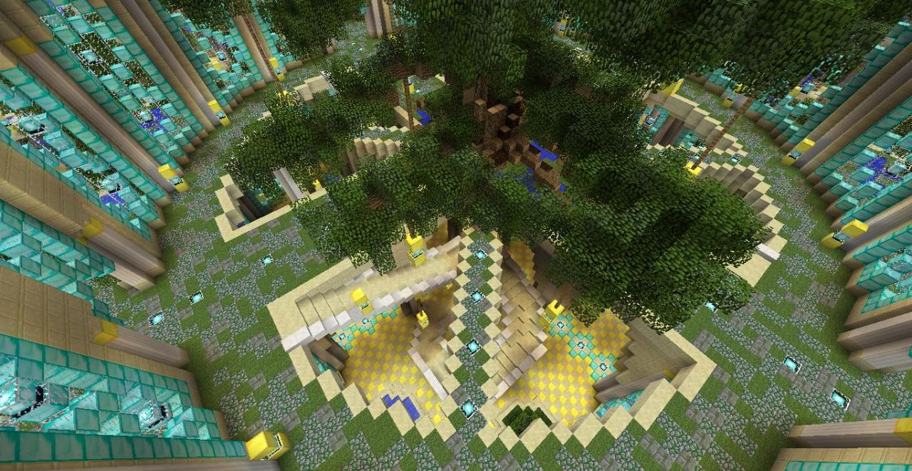 Creative zone spawn Minecraft Map