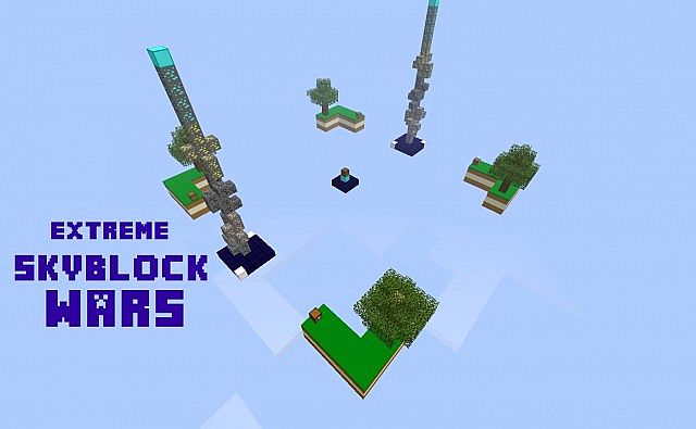 Extreme Skyblock Wars! Minecraft Map