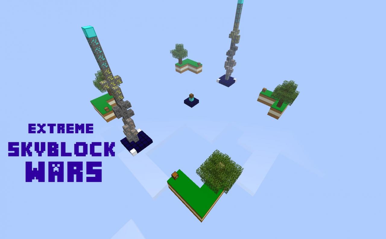 Extreme Skyblock Wars! Minecraft Map