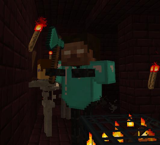 Herobrine's Boss Battle Minecraft Map