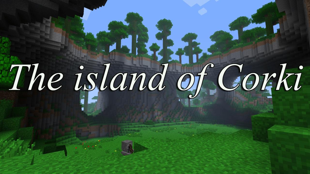 The island of Corki (survival map) Minecraft Map