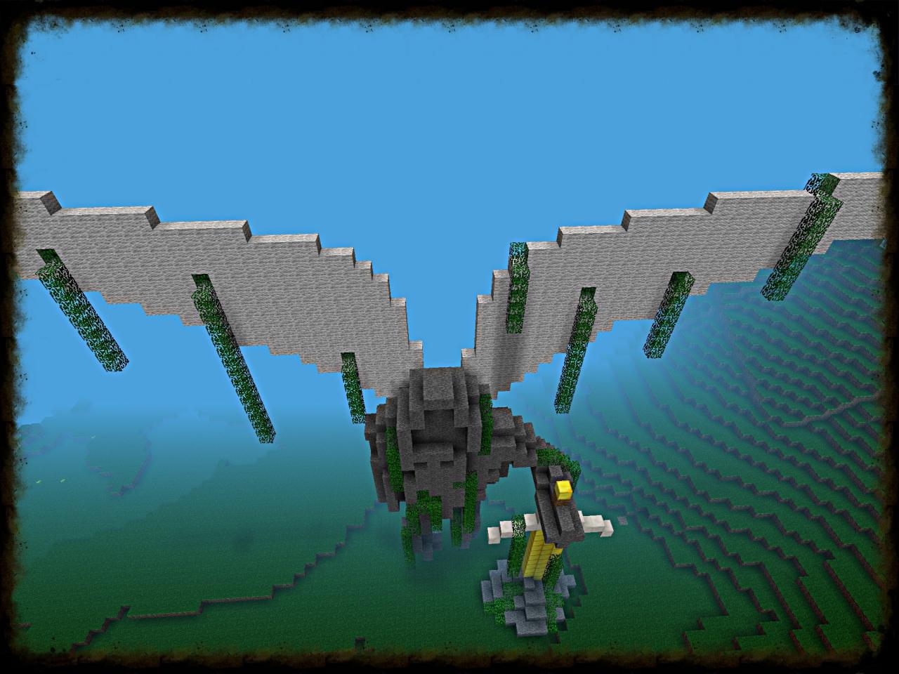 Angel statue (Minecraft PE) Minecraft Map