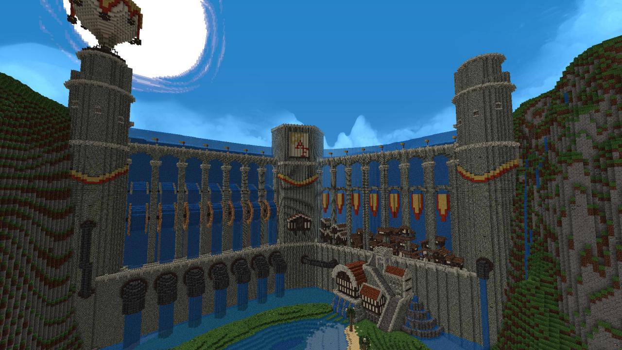 Steampunk Hydro Plant Minecraft Map