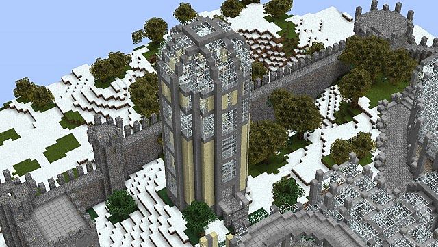 Modern Castle Minecraft Map