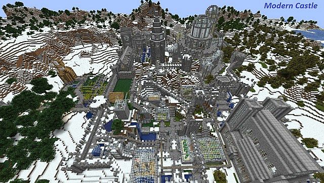 Modern Castle Minecraft Map