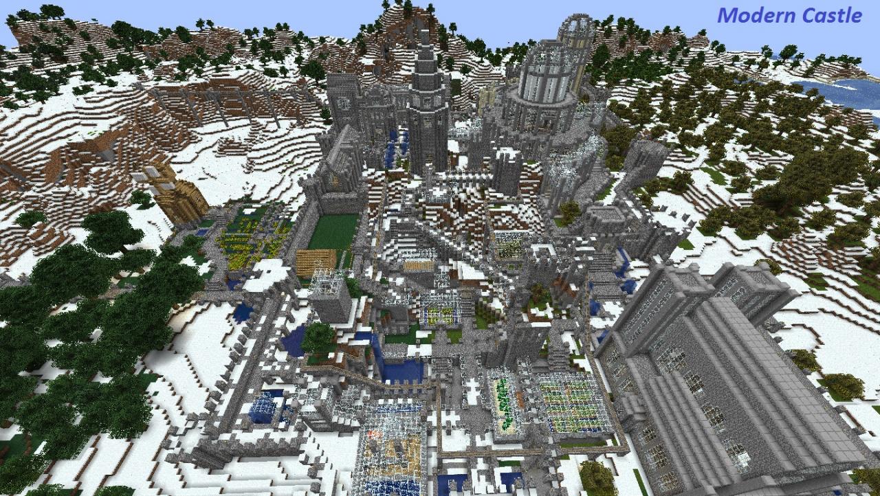 Modern Castle Minecraft Map