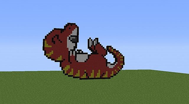 laughing chibi dinosaur Minecraft Map