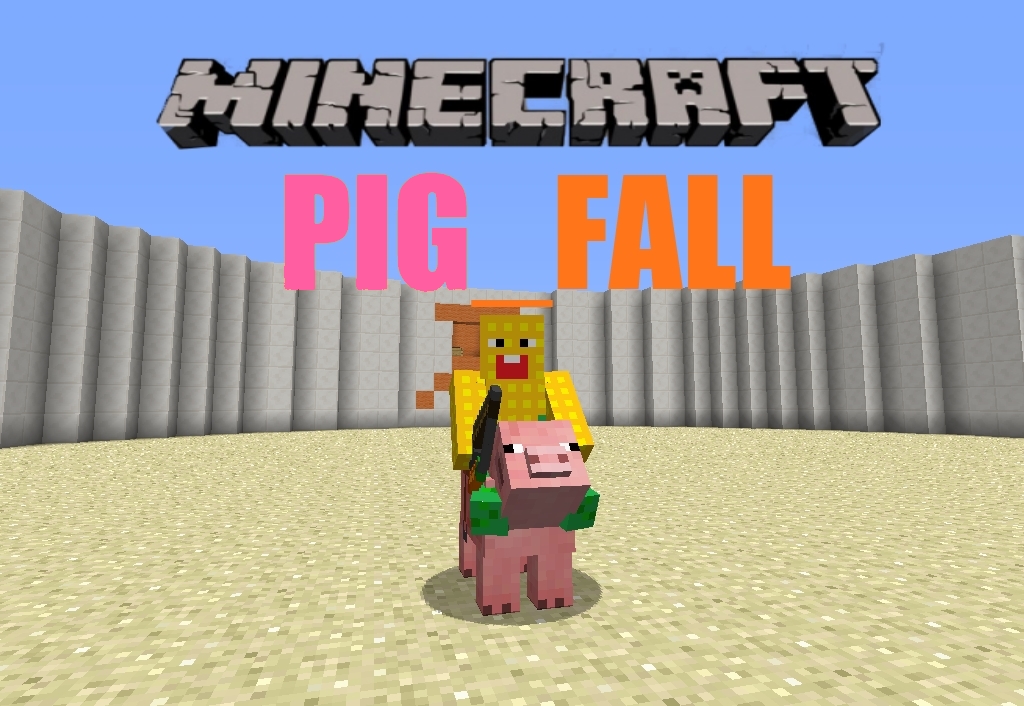 Minecraft Mini-Game: PigFall Minecraft Map