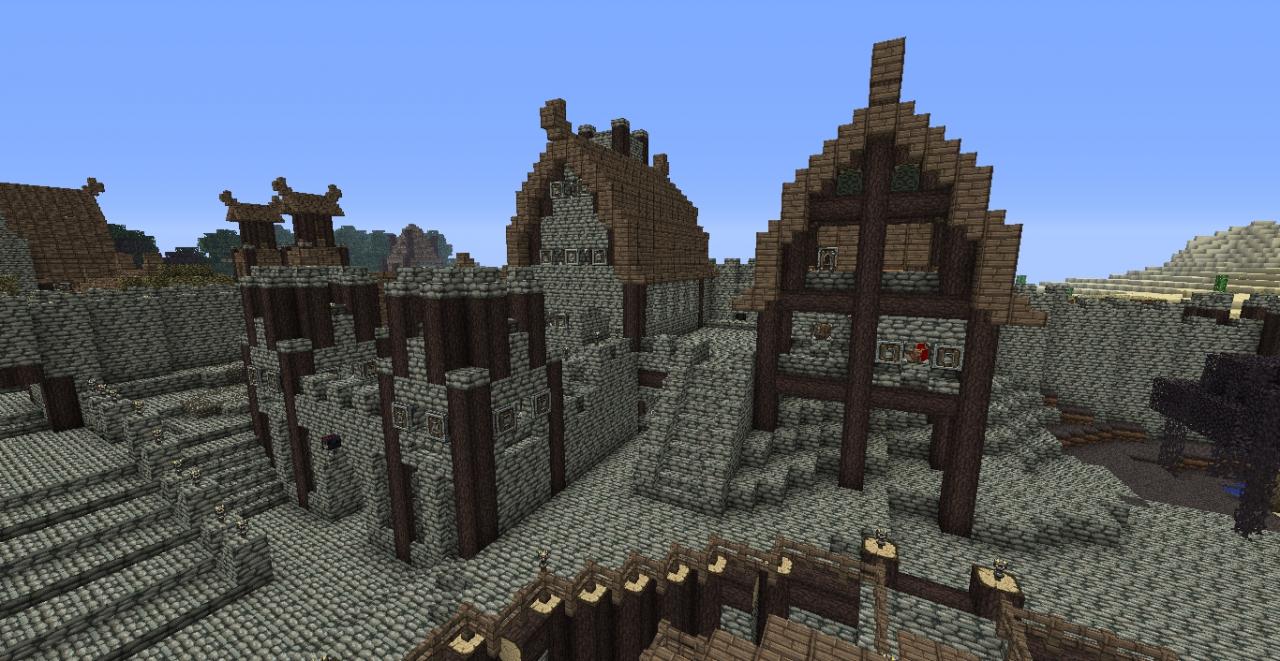 Medieval City (Nordic style) Minecraft Map