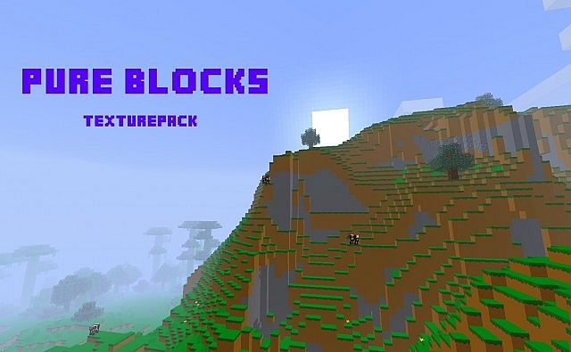 Pure Blocks texturepack Minecraft Texture Pack