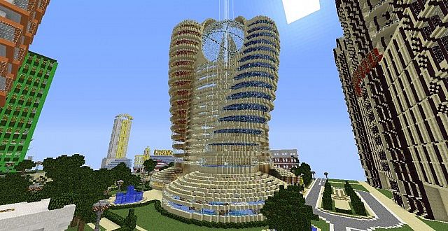 Swirls Spawn Minecraft Map