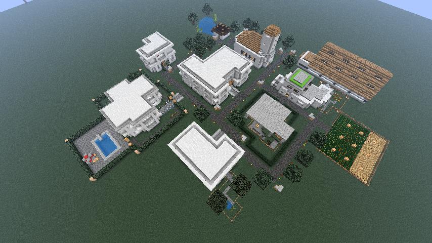 Modern Looking village: By appmine Minecraft Map