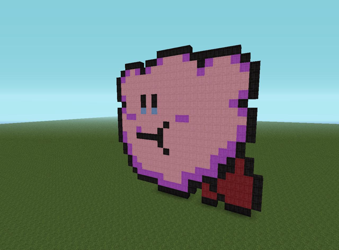 8-Bit Kirby -BeamKirby- Minecraft Project
