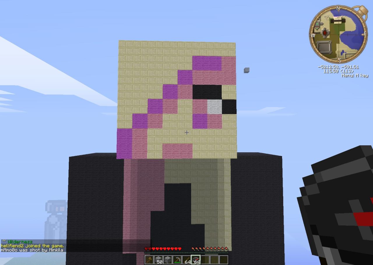 3D Statue Minecraft Map