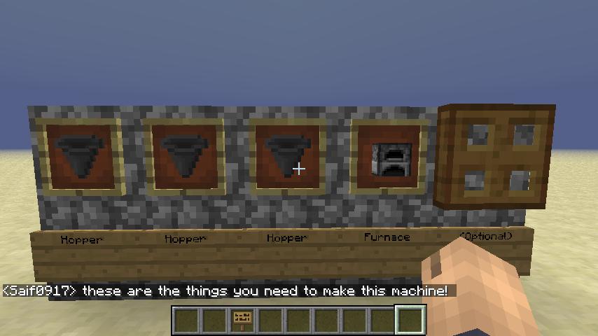 5 more stacks of smelted materials! Minecraft Map