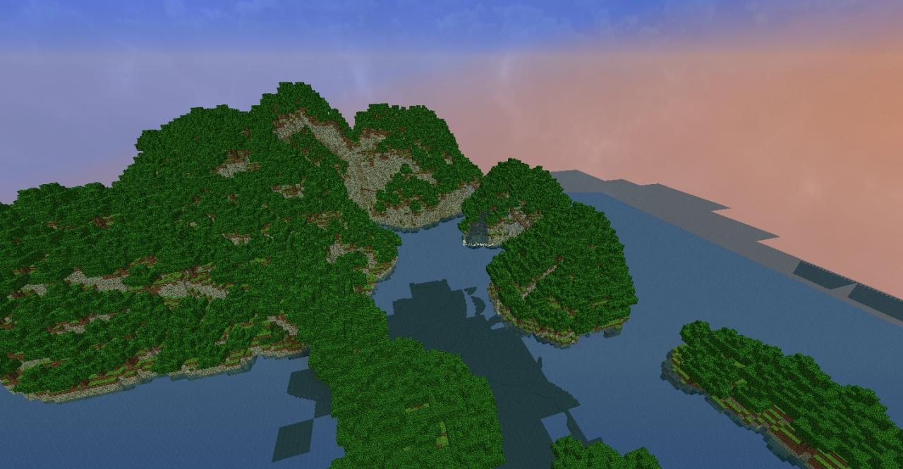 Jungle Island Chain Minecraft Map