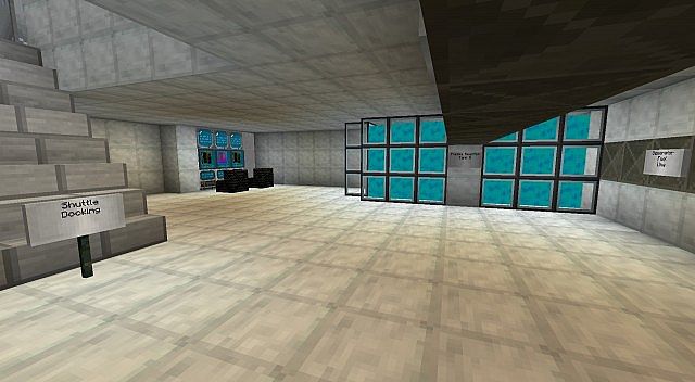 Interstellar Container Ship Minecraft Map