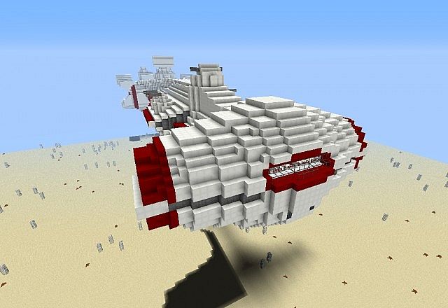 1:1 SCALE Tantive IV (Corellian Corvette) Minecraft Map
