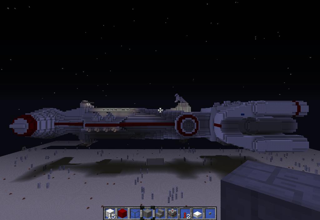 1:1 SCALE Tantive IV (Corellian Corvette) Minecraft Map