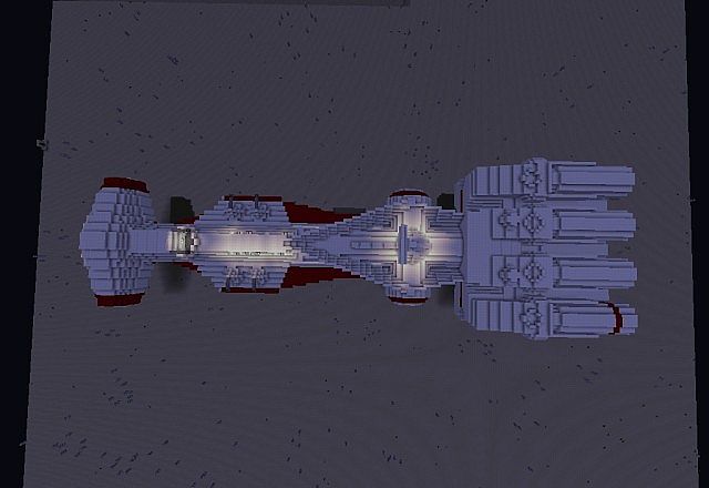 1:1 SCALE Tantive IV (Corellian Corvette) Minecraft Map
