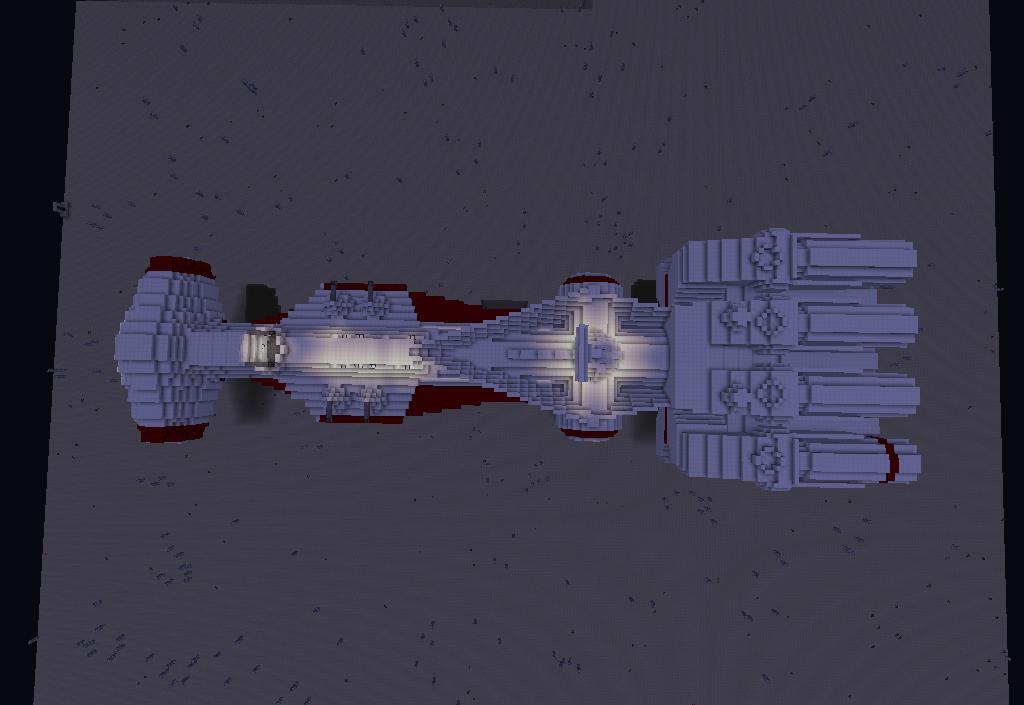 1:1 SCALE Tantive IV (Corellian Corvette) Minecraft Map