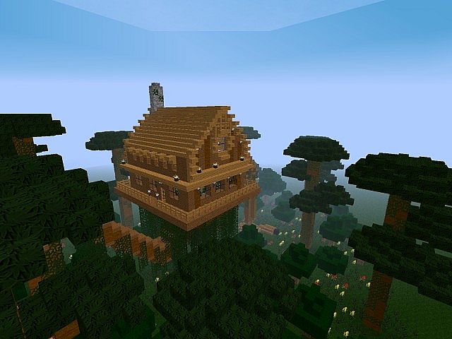 The Walking House of Fangorn Minecraft Map