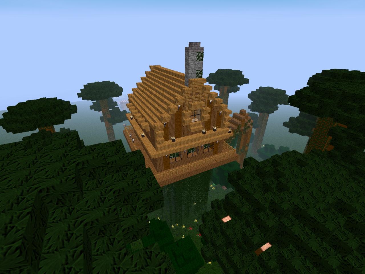 The Walking House of Fangorn Minecraft Map