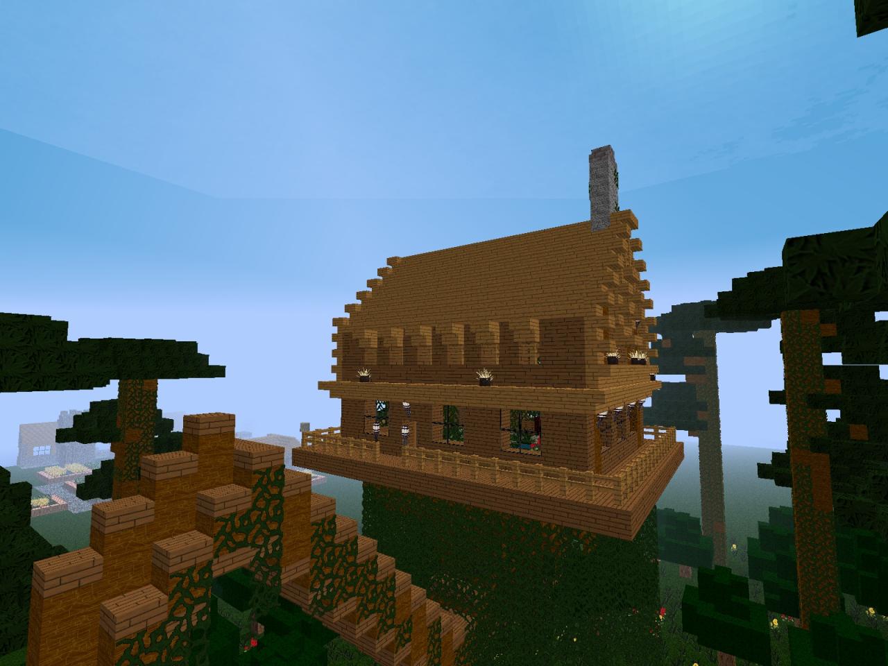 The Walking House of Fangorn Minecraft Map