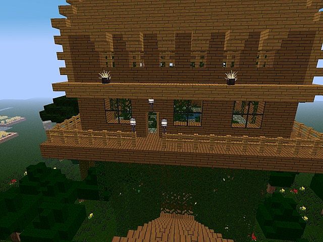 The Walking House of Fangorn Minecraft Map