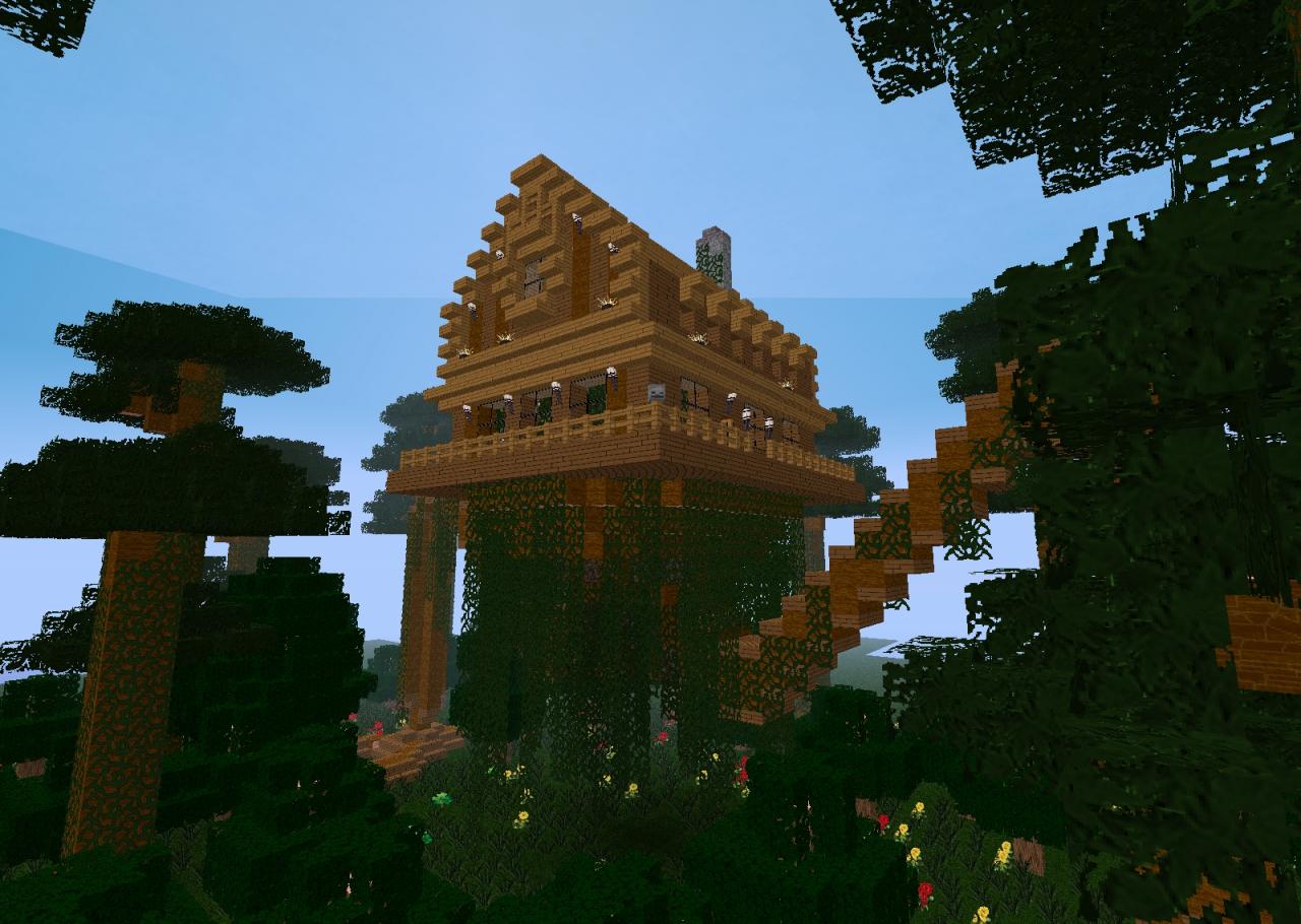 The Walking House of Fangorn Minecraft Map