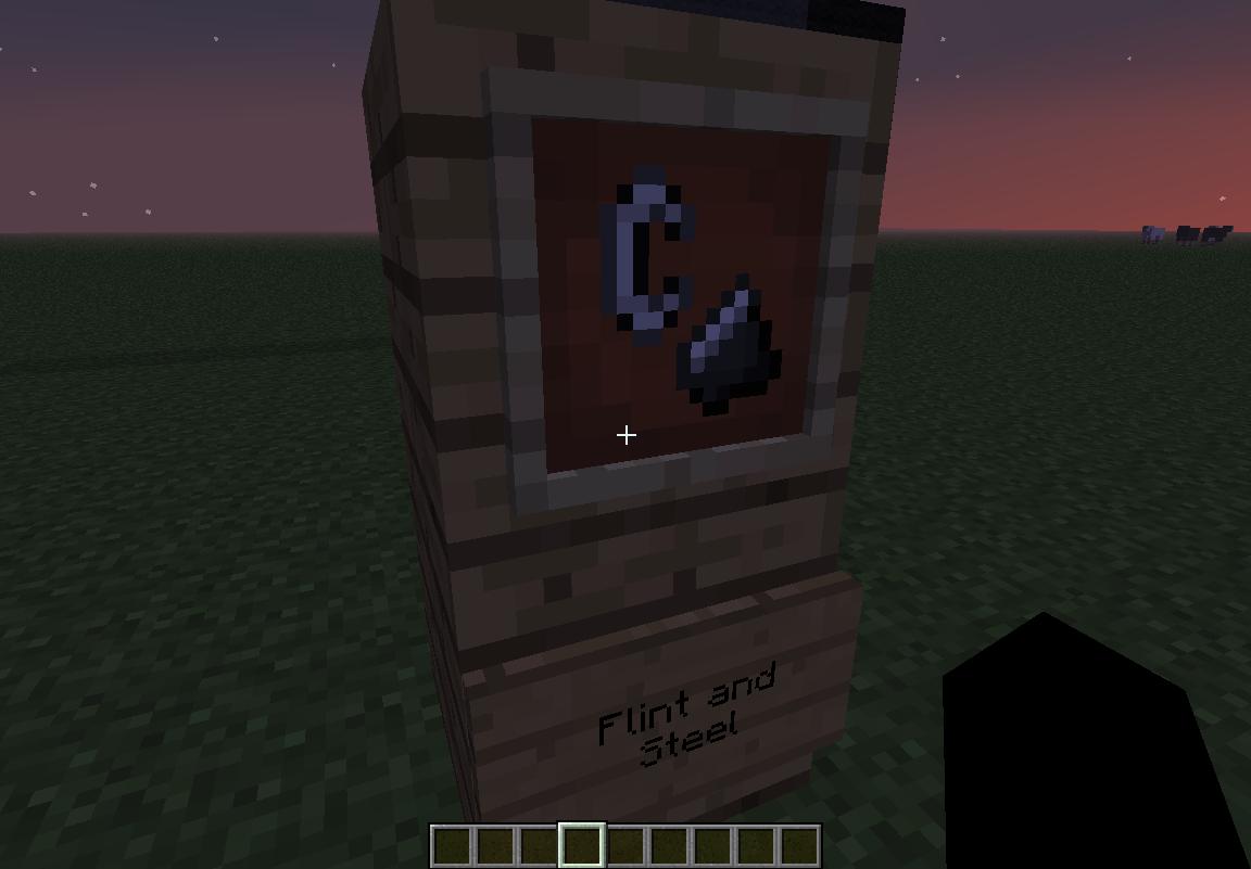 Pixel Art: Flint And Steel Minecraft Map