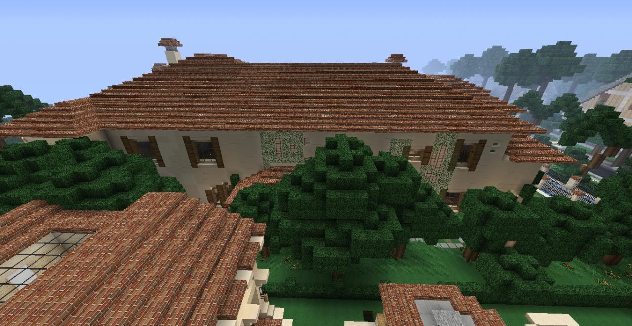 Spanish Style Mansion Minecraft Map