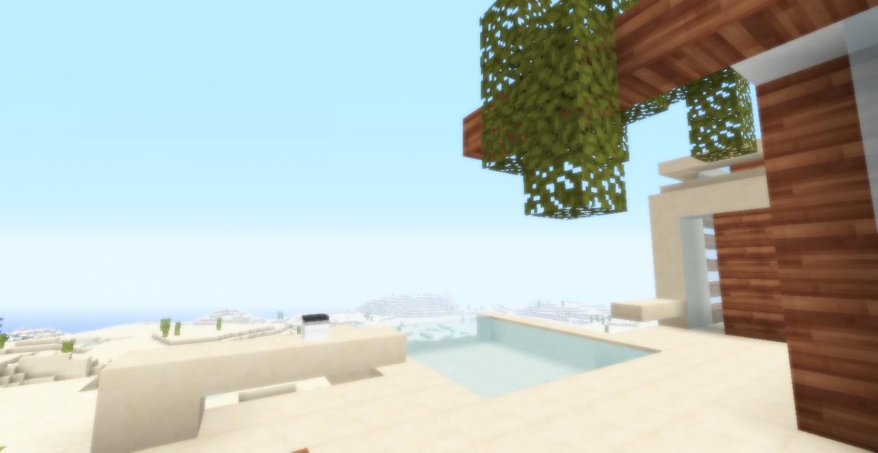 Oasis - Modern house Minecraft Map