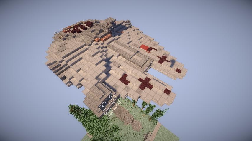 The Millennium Falcon Minecraft Map