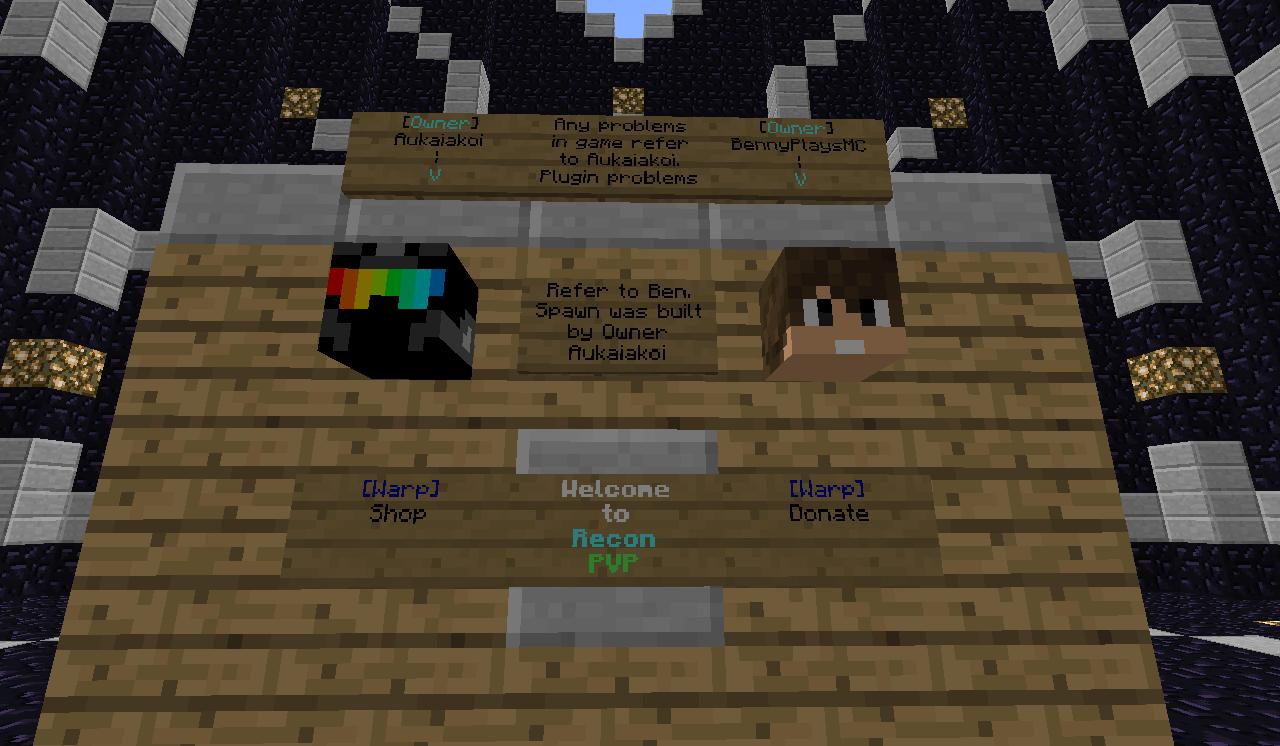 Recon PVP Spawn Minecraft Map