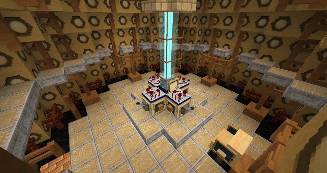 9th/10th Doctor's Tardis Console Room Minecraft Map