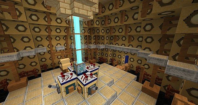 9th/10th Doctor's Tardis Console Room Minecraft Map